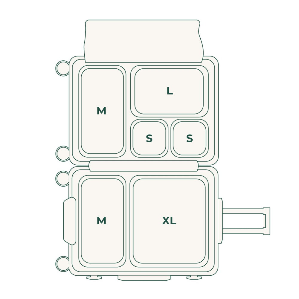 Compressible Packing Cubes (6 Pieces)