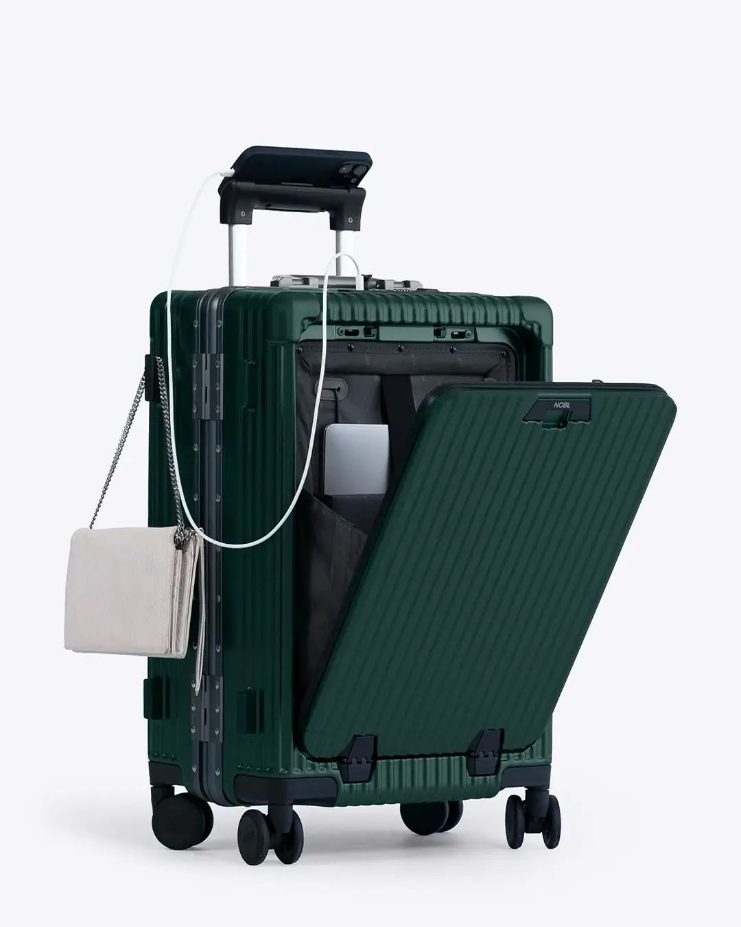 All-in-One Carry-On Luggage | Includes Phone Charger, Front Pocket ...
